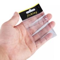 China Custom Order Transparent Fishing Lure Bait Bags Zipper Bag Packaging Accessories Recyclable Material Structure Pet Vmpet Pe for sale