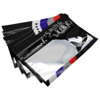 China Custom Order Mylar Soft Plastic Fish Bait Bag Zipper Closure 3 Sided Seal Worm Feed Model Number Packaging Fast Shipping for sale
