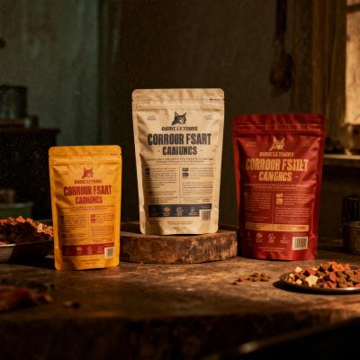 China Chocolate Packaging Self Standing Resealable Custom Spot UV Logo Bio Degradable PA PE Composite Plastic Bag Food Industry for sale