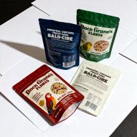 China Custom Order Pet Vmpet Pe Material Structure Full Color Laminated Plastic Packaging Bag Bird Food Packaging Parrot Honeyeater for sale