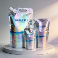 China Spout Top Large Caliber Spiral Straw Liquid Smooth Water Outlet Packaging Laminated Bag Fruit Juice Mineral Water Brandy for sale