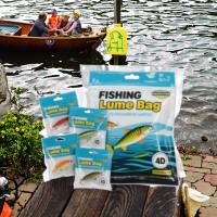 China Zipper Bag LDPE Custom Strong Sealing Anti Leak Fish Bait Packaging Bag Soft Gel Bait Plastic Bag Purchase Stand Up Soft for sale