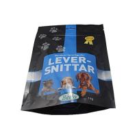 China Resealable Custom Standing Pouch Customized Logo Printing Dog Food Plastic Packaging Bag with Resealable Zipper Closure for sale