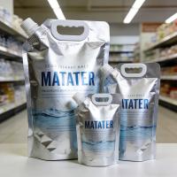China Custom Printing PE Liquid Product Straw Packaging Bag for Fruit Juice Mineral Water Laundry Detergent Wash Pack Composite Bag for sale