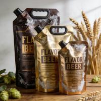 China Custom Printing Spout Pouch PET AL PA PE Multi Layer Composite Bag Flavor Beer Packaging High Barrier Freshness Preservation for sale