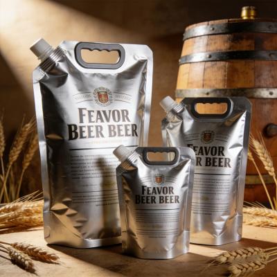 China Aluminum Food Grade Leakproof Pressure Resistant Spoutbag Suitable for Beer High Carbonation Pressure Explosion Resistant for sale
