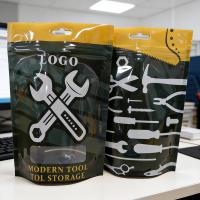 China Aluminum Material Structure Zipper Top Packaging Composite Bag Featuring Logo UV Hot Stamping Holographic Mylar Bag Window for sale
