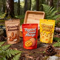 China Service Provided Printed Food Packaging Plasticbag Jelly Characteristics Snack Precise Protection Stand Ziplock Mylarbag for sale