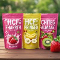 China Customized Thickness Food Packaging Mylar Bag Ziplock Pouch Single Color Printing Plastic Packaging Bag Stand Up Pouch for sale