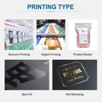 China Customized Thickness Food Packaging Mylar Bag Ziplock Pouch Single Color Printing Plastic Packaging Bag Stand Up Pouch for sale