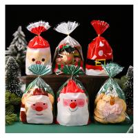 China Food Industrial Stand Up Pouch Customized Christmas Snack Candy Cookie Packaging OPP Cellophane Snowflake Mylar Bag for sale
