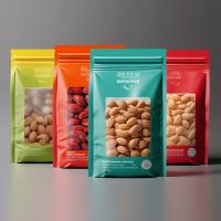 China Custom Order Stand up Plastic Packaging Bag Zipper Lock Holographic Mylar Bag Aluminum Smell Proof Snack Bag Industrial Food for sale