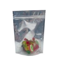 China Packaging Multi Layer Custom Printed Smell Proof Transparent Glossy Black Plastic Stand up Pouch Cali Pack Mylar Bags for Candy Food Jewellery Package for sale
