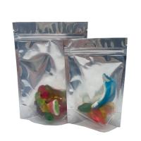 China Packaging Multi Layer Custom Printed Smell Proof Transparent Glossy Black Plastic Stand up Pouch Cali Pack Mylar Bags for Candy Food Jewellery Package for sale
