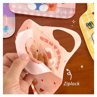 China Stand Up Pouch Custom Order Mylarbag Printed Holographic Plastic Packaging Food Pouch Zipper Tear Notch Party Gift Packaging Bag for sale