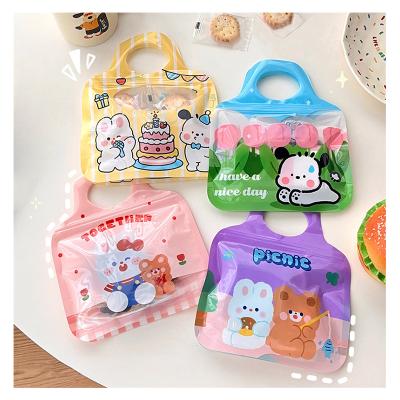 China Food Industrial Printed Holographic PET Plastic Bag Stand-Up Ziplock Tear Notch Pouch Die-Cut Shaped Candy Beef Jerky Snack Packaging Mylar Bags for sale