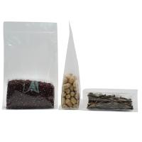 China Retort Pouch Transparent Snack Packaging Bag Customized Color Ziplock Stand Up Pouch Die Cut Eight Sided Sealing Food Bag for sale