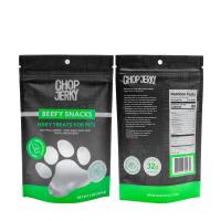 China Food Industrial Recyclable Customized Bag with Zipper Smell Proof 3.5g Stand Up Pouch Packaging Air Dried Beef Jerky Snack for sale