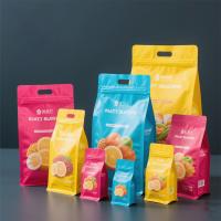 China Sushi PE Custom Printed Food Stand up Bag Recyclable Zipper Pouch Featuring Clear Window Lock for Powder Packaging for sale