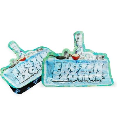 China Food Grade Custom 3.5 Mylar Bags Recyclable Zip Lock Plastic Bag Smell Proof Gravure Printing 1-7g Packaging for Food for sale