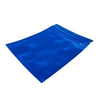 China Custom Order Zipper Bag Plain Mylar Bag Holographic Packaging Bag Glossy Child Proof Zipper Flower Packaging 3.5g 7g 28g for sale