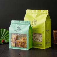 China Zipper Bag PE Edible Food Packaging Smell Proof Stand Up Pouch Die Cut Mylar Bag Resealable Food Pouch Packaging Window for sale