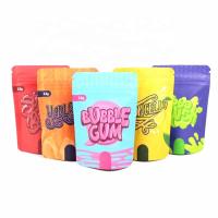 China Zipper Bag PE Edible Food Packaging Smell Proof Stand Up Pouch Die Cut Mylar Bag Resealable Food Pouch Packaging Window for sale