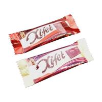 China Chocolate Custom Heat Seal Mylar Bag Back Side Seal Candy Nut Protein Energy Mushroom Bar Chocolate Food Wrapper Packaging for sale