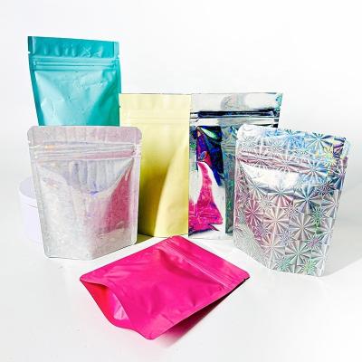 China Accepted Logo Customized 35g Mylar Bag Pet Vmpet Pe Material Structure Aluminum Foil Stand Up Resealable Candy Food Packaging for sale