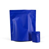 China Pet Food 3.5g Matte Plain Bags 1lb Blank Bags with Zipper Stand up Mylar Bags Holographic Surface Pouch Recycled Materials for sale
