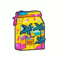 China Stand Bag Matte Glossy Die Cut Mylar Pouch 3.5g Aluminum Foil Bag Digital Printing Smell Proof Packaging Candy Holographic Effect for sale