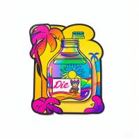China PE Plastic Die Cut Mylar Zipper Pouch Food Packaging Bags Featuring Zipper Lock Biodegradable Smell Proof Custom Printing for sale