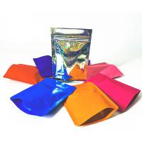 China PE Plastic 3.5g Biodegradable Mylar Bag Candy Packaging Gravure Printing Electronic Food Plastic Packaging Holographic Zipper Tear Coffee for sale