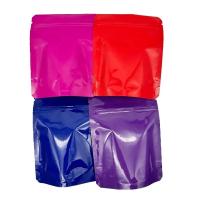 China Zipper Top Matte Resealable 3.5g Custom Printed Mylar Plastic Bags Smell Proof Packaging Including Logo Printing Service for sale