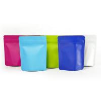 China Zipper Top Matte Resealable 3.5g Custom Printed Mylar Plastic Bags Smell Proof Packaging Including Logo Printing Service for sale
