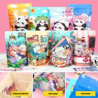 China Customized Color Child Resistant Heat Sealed Die Cut Bag 3.5 Grams Snacks Candy Self Sealing Zipper PE Plastic Flower Packaging Salad Bags for sale