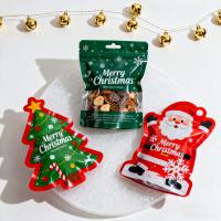 China Gravure Printing Custom Stand Up Pouch Reusable Seal Packaging Plastic Bag Food Industrial Snack Packaging Christmas Candy Gift Packaging for sale