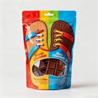 China Lollipop PE Plastic Food Grade Packaging Mylar Bag Personalized Printing Matte Sandblast Shape Embossing Logo Flavor Snacks for sale