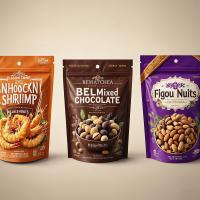 China Zipper Top Biodegradable PET Plastic Bags Recyclable Holographic Printed Resealable Packaging Bags for sale