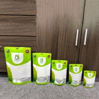 China Zipper Top Biodegradable PET Plastic Bags Recyclable Holographic Printed Resealable Packaging Bags for sale