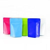 China Food Industrial Custom Recyclable PE Plastic Pack Bag Plain Model 1g 3.5g Mylar Bags for Cookie Puffs Chips Brownie Candy Herbs Snacks Zipper Top for sale