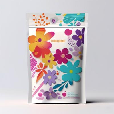 China Custom Order 3.5g Stand Up Pouch Holographic Packaging Bags 4x5 CR Zipper Mylar Bags Including Flower Package 3.5 Grams for sale