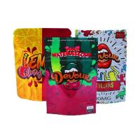 China Zipper Top Customized 3.5g 7g Bag Broken Hologram Packaging Bags Stand up Pouch Child Resistance Mylar Bags Gravure Printing Flower Package for sale