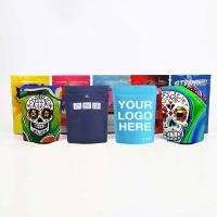 China Food Industrial Custom Order 3.5g Mylar Bags Stand Up Pouch Holographic Plastic Packaging Zipper 3.5 Grams Flower Package for sale