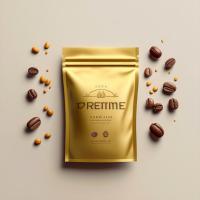 China OEM Service Accepted Zipper Top Custom Packaging 8 Side Seal Flat Bottom Bag Packaging Coffee Cereal Milk Powder Pouch for sale