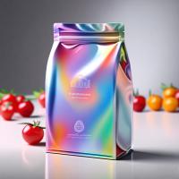 China Customized Color Plastic Bag Packaging Gravure Printing Zipper Smell Proof Holographic Mylar Stand Up Food Pouch Electronic for sale