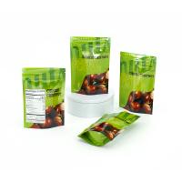 China Zipper Top Sealing Bottom Gusset Bag Customized Digital Printing Matte Finish Ziplock Packaging Bag Chestnuts Dried Food for sale