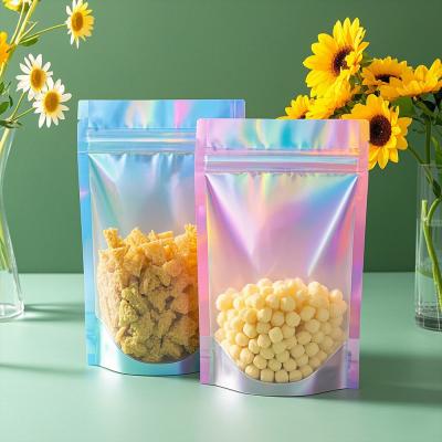 China Customized Color 3.5 28g Smellproof Food Grade Protein Powder Plastic Bag Zipper Food Pouch Packaging Snack Candy Stand Mylar Bag for sale