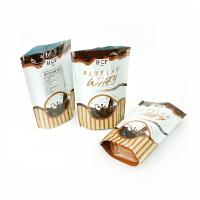 China Food Industrial Custom Size Accepted 250g Stand Pouch Zip Lock Closure Bottom Gusset Packaging for Chocolate Powder Milk for sale
