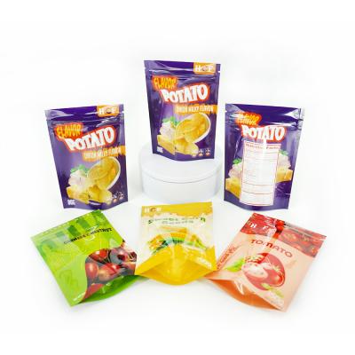 China Gravure Printing Custom Design Plastic Recyclable Easy Open Flavor Potato Chips Snack Bag Packaging Vacuum Pouch Resealable Mylar Bags for sale